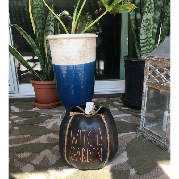 Rae Dunn | Holiday | Rae Dunn Large Witches Garden Black Ceramic ...